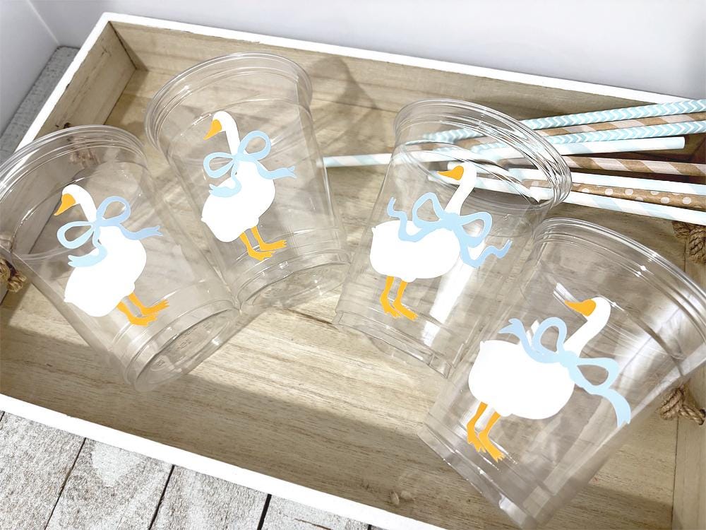 Silly Goose Party Cups, One Silly Goose, Country Goose, Baby Shower ...