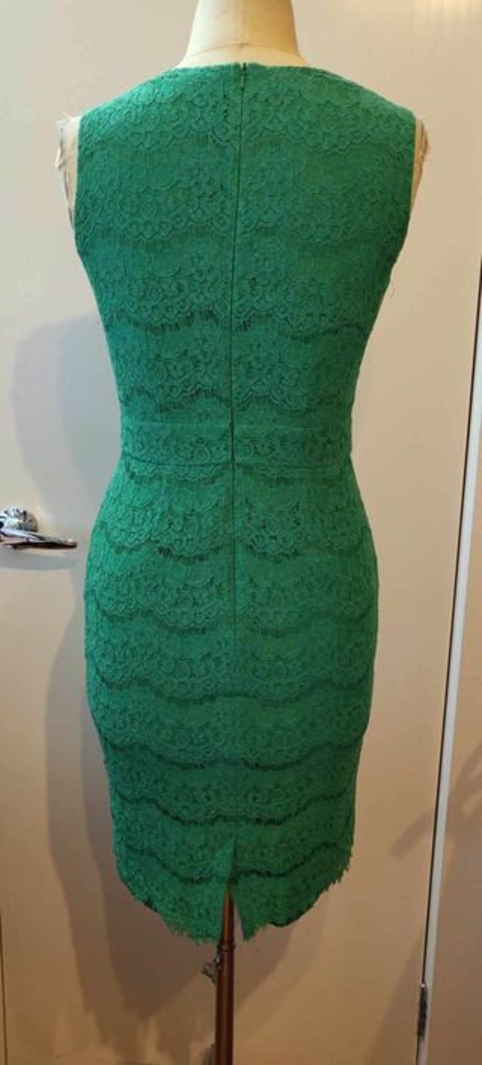 1950s Style Lace Wiggle Dress Size 8 Etsy