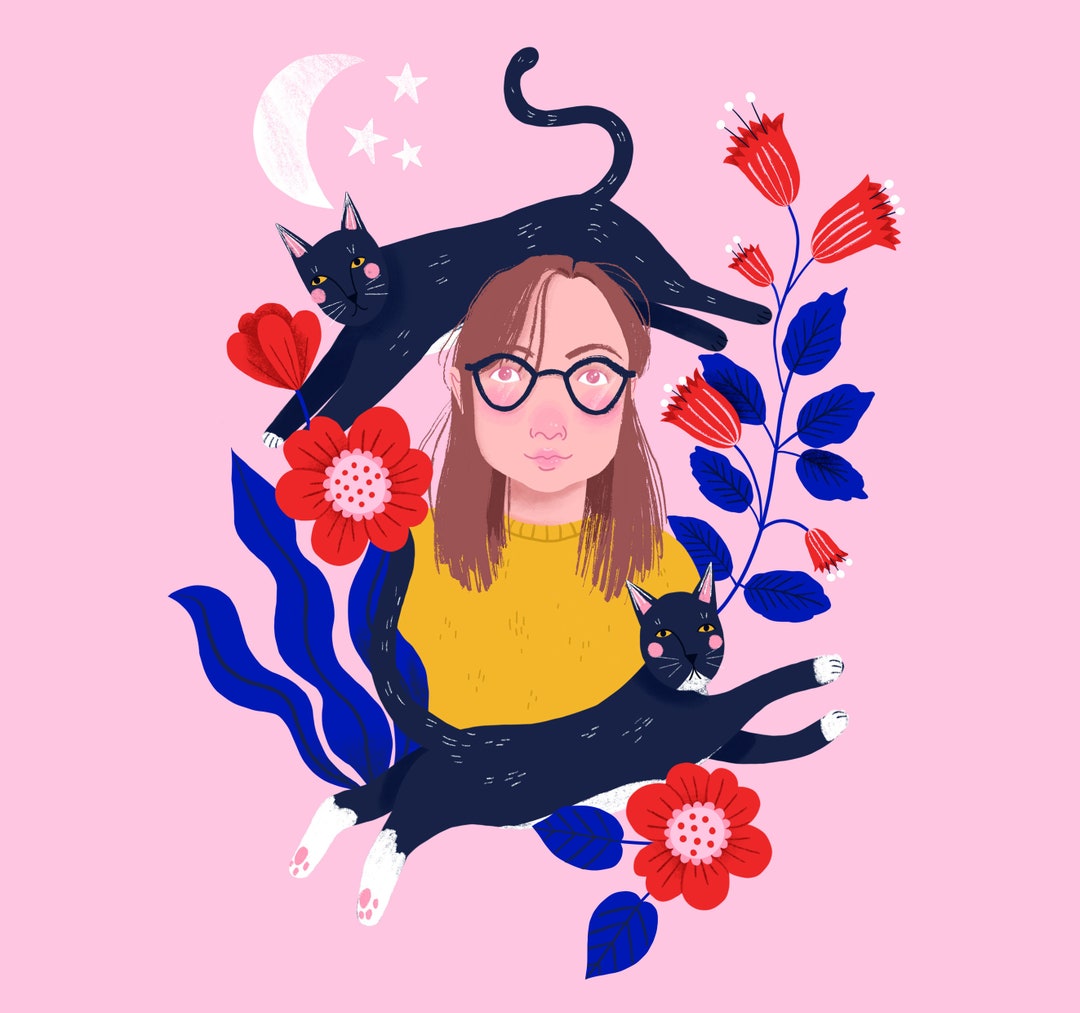 Cute Custom Portraits | Cute Custom Couples | Family | Pet Portrait ...