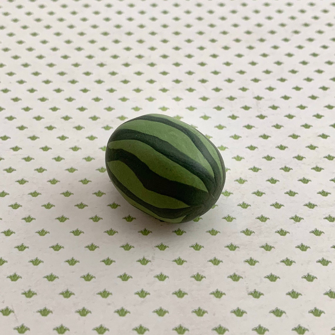 Watermelon Fairy Garden - Whole Watermelon Mini - Polymer Clay Whole ...