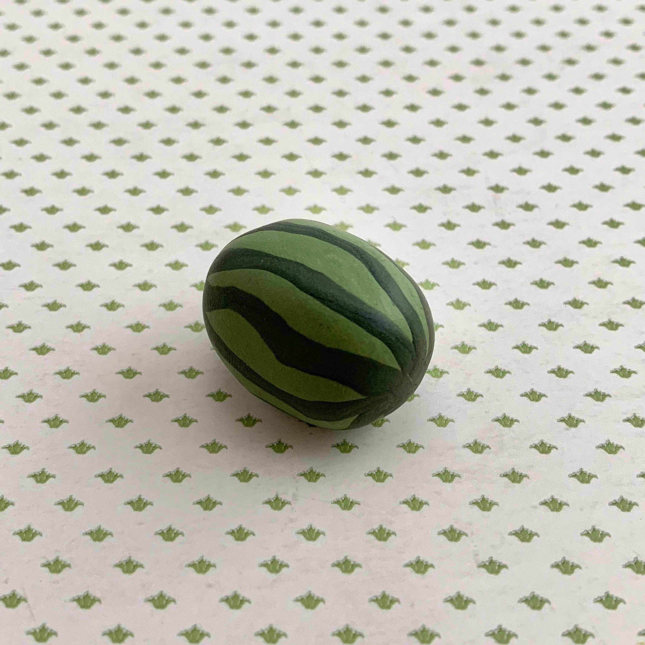 Watermelon Fairy Garden - Whole Watermelon Mini - Polymer Clay Whole ...