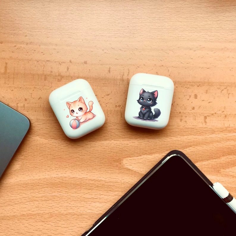 Cute Chibi Cat Clipart Bundle | Kawaii Watercolour | 25 Cute Cats PNG ...