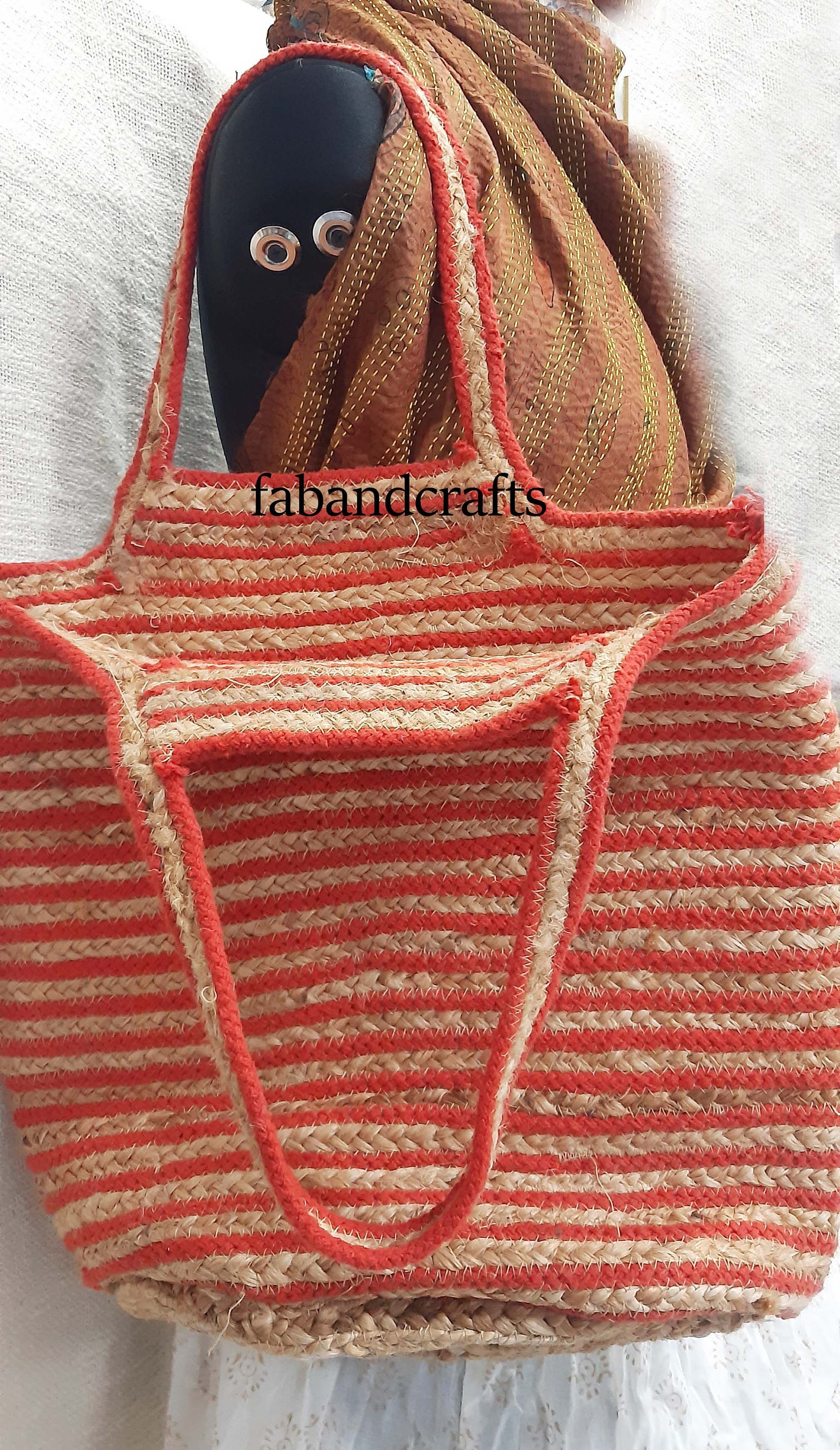 Jute Braided Tote Bag Jute Bag Sustainable Bag Hand Braided - Etsy