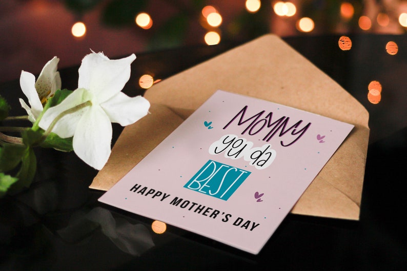 Youre the Best Mum, Instant Download, Happy Mothers Day Card, Mother's ...