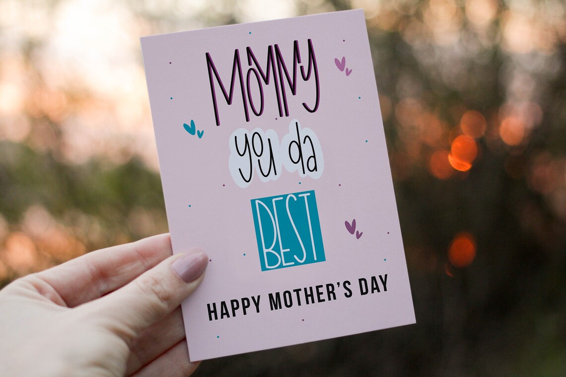 Youre the Best Mum Instant Download Happy Mothers Day Card - Etsy