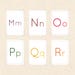 Rainbow Alphabet Flashcards for Toddlers, Printable ABC Flashcards ...