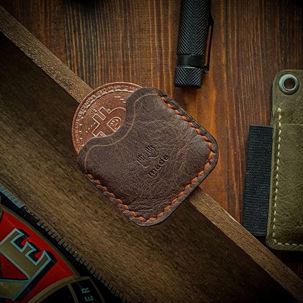 Leather Coin Case - Etsy