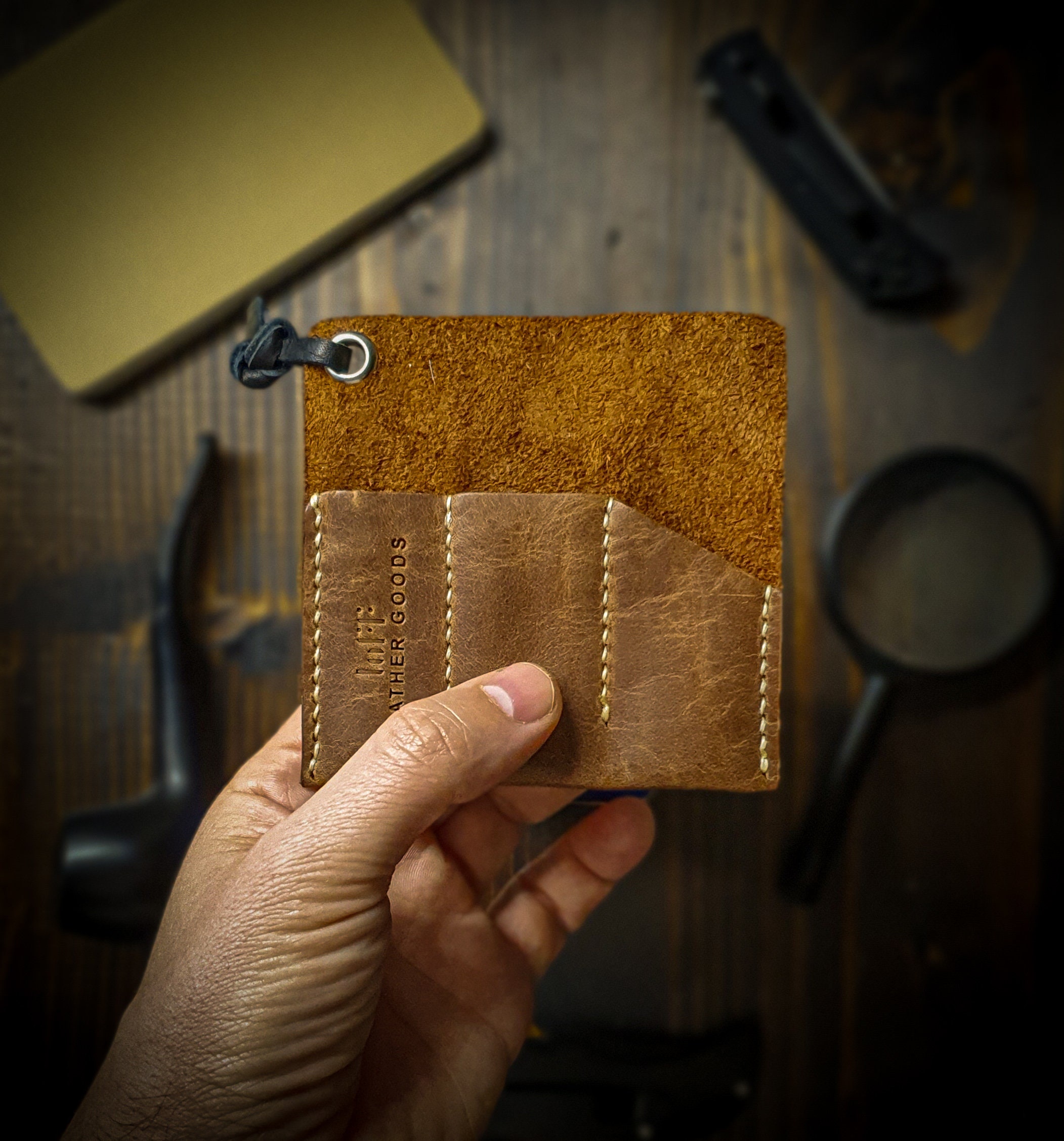 DELTA EDC Leather Organizer EDC Caddy Edc Leather Slip Edc | Etsy