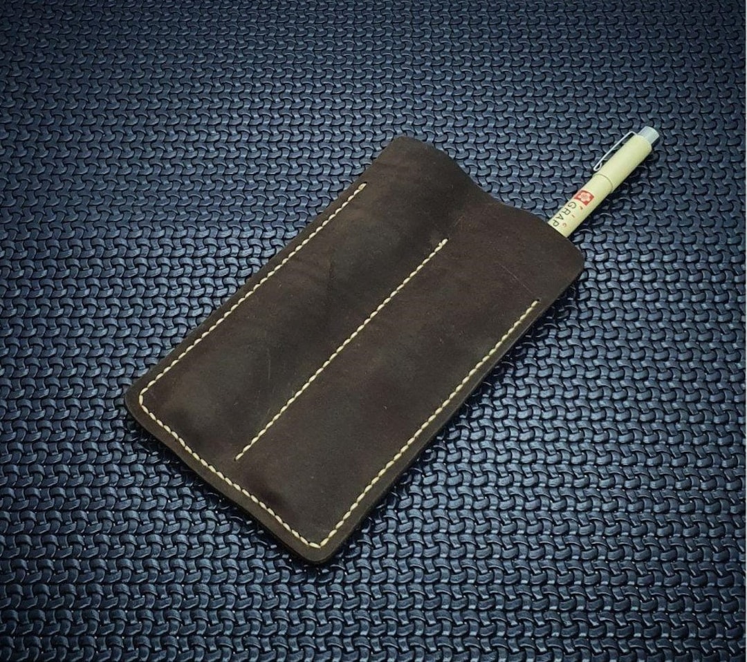 Dual Pencil Leather Case: Fountain Pen Sleeve - Etsy