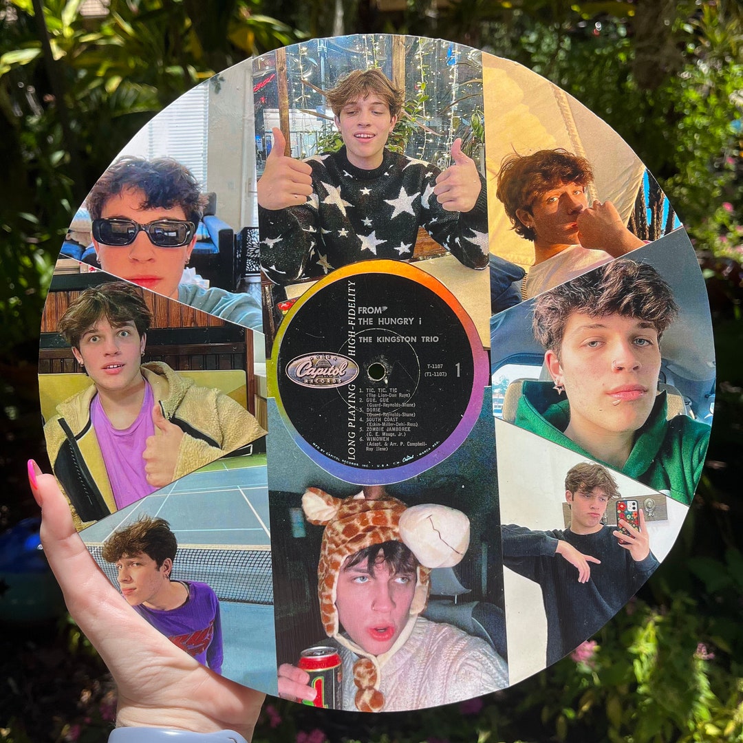 Nick Sturniolo Vinyl Collage - Etsy