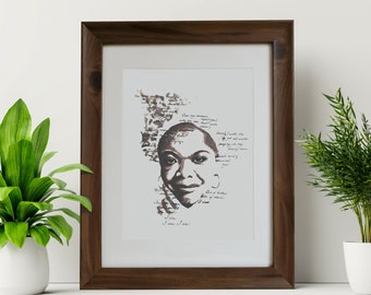 Phenomenal Woman by Maya Angelou, Printable Poetry, Poetry Wall Art ...