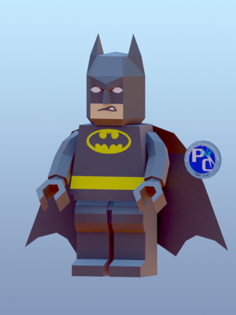 Papercraft Superhero, Comic Character, 3D Papercraft Doll, PDF - Etsy