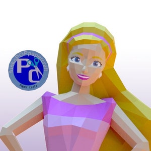 Barbie Papercraft Lowpoly, Pdf , SVG, A4 Sheets, - Etsy Australia