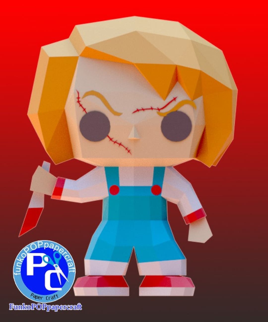 Chucky Papercraft Lowpoly PDF, Sheeta4 - Etsy