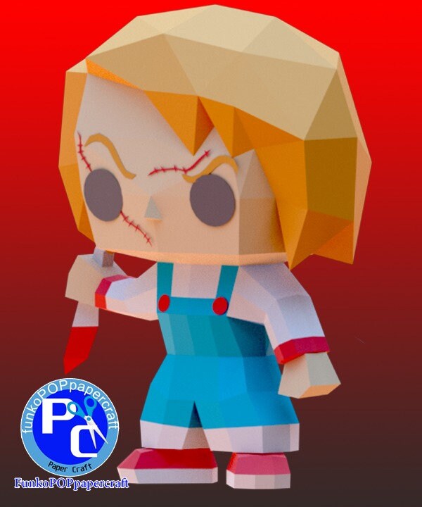 Chucky Papercraft Lowpoly PDF, Sheeta4 - Etsy
