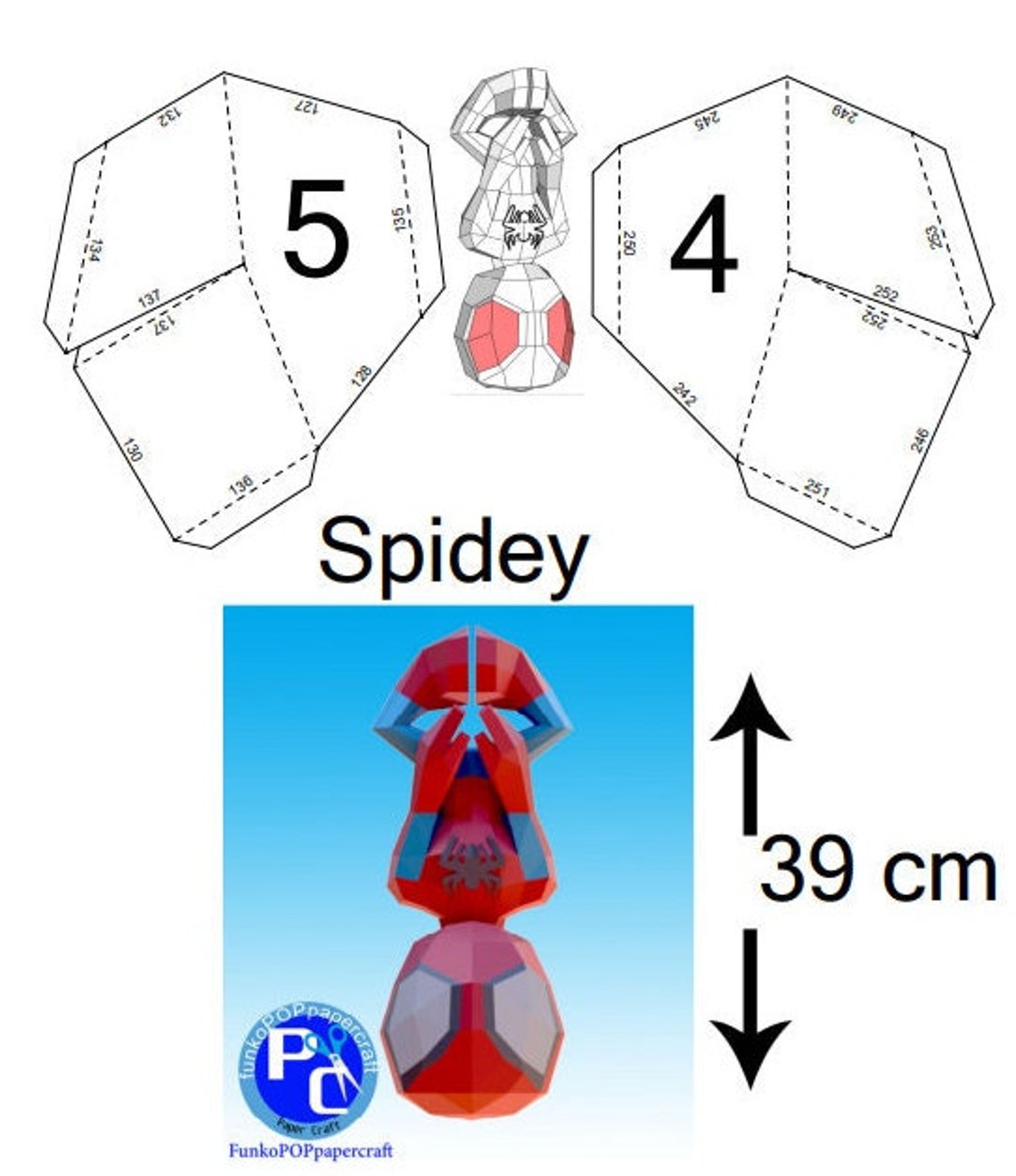 Spidey and His Amazing Friends Papercraft, Spidey Papercraft, Spiderman ...