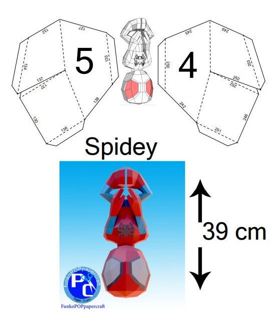 Spidey and His Amazing Friends Papercraft, Spidey Papercraft, Spiderman ...