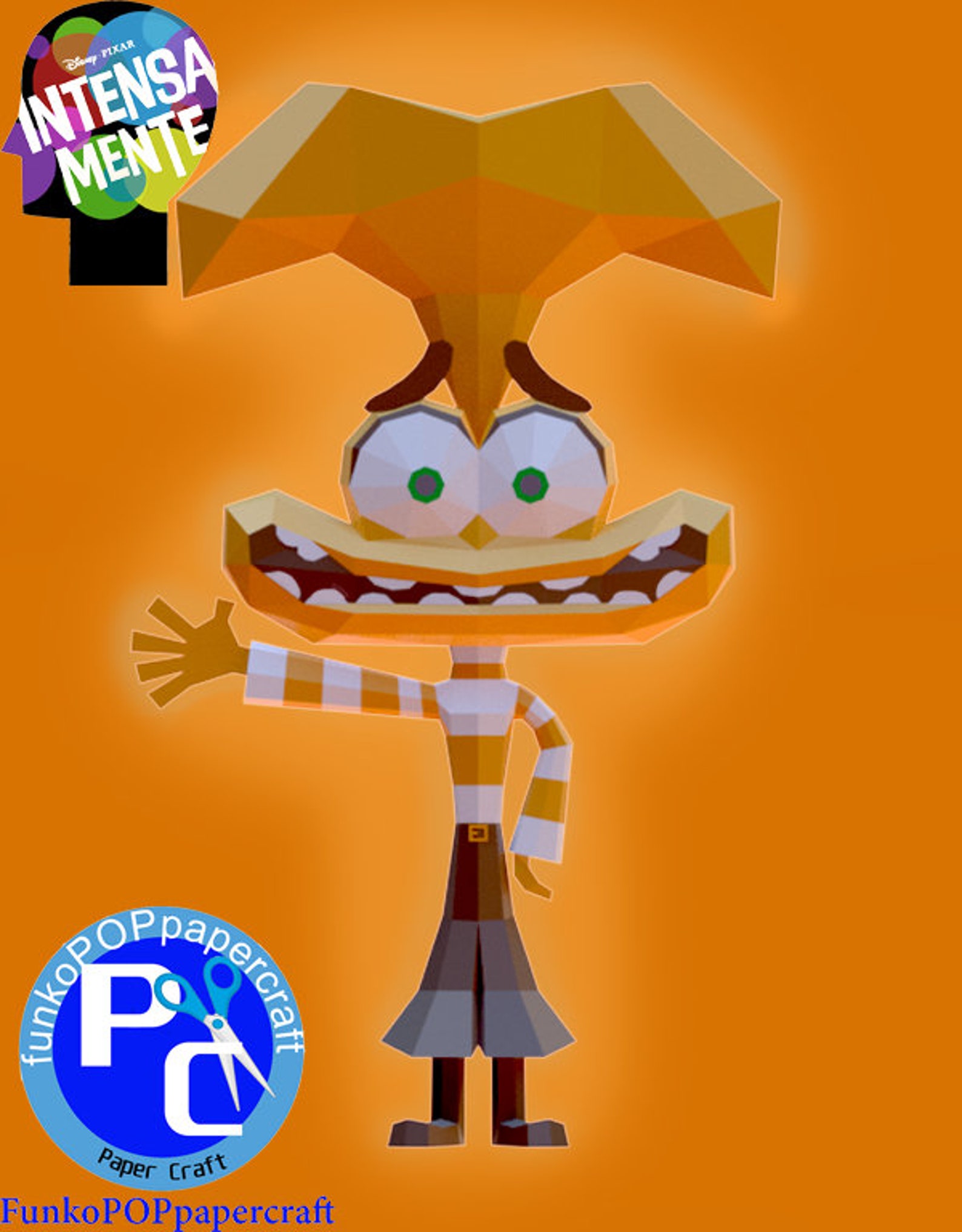 Anxiety Papercraft Lowpoly/ PDF/ A4 Sheet/ - Etsy
