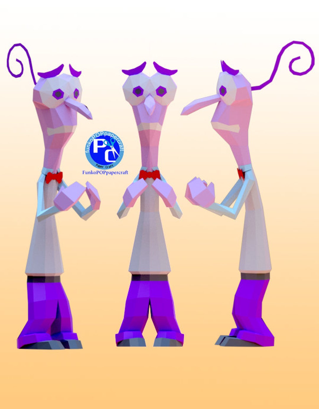 Fear Papercraft Low Poly PDF A4 - Etsy Australia