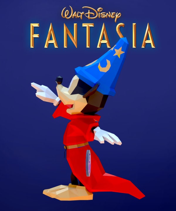 Mickey Mouse Papercraft, Origami, DIY, Deco, Lowpoly, 3D Decoration ...