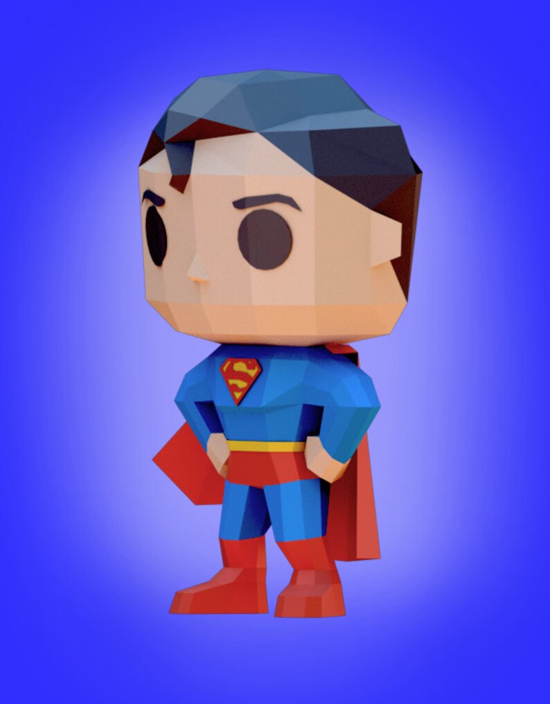 Funko Pop Super Hero Papercraft, PDF, SVG, A4 Sheet - Etsy Australia