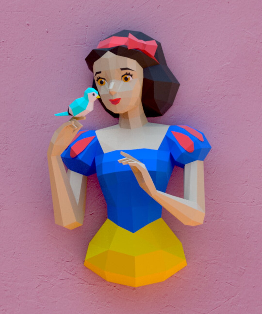 Snow White Papercraft, 25 A4 Sheets, PDF, Snow White Papercraft - Etsy