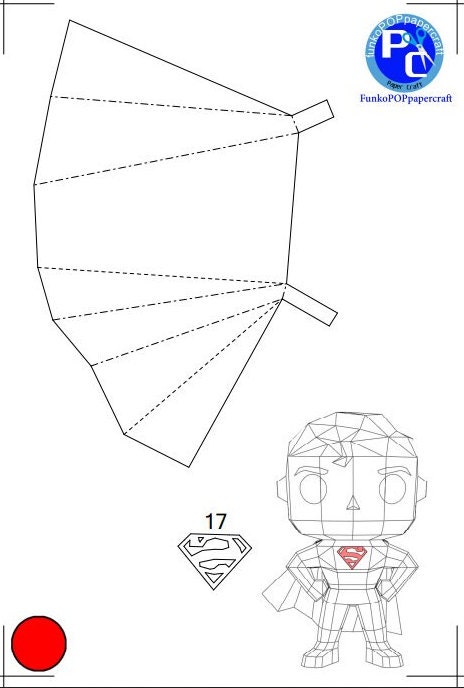 Funko Pop Super Hero Papercraft PDF SVG A4 Sheet - Etsy UK