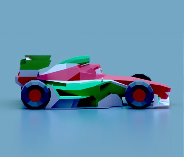 Francesco Bernoulli Papercraft, 3d Model, Lowpolypapercarft, F1 ...