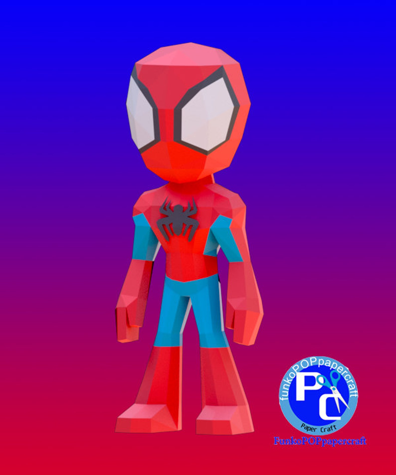 Spidey and His Amazing Friends Papercraft, Spidey Papercraft, Spiderman ...