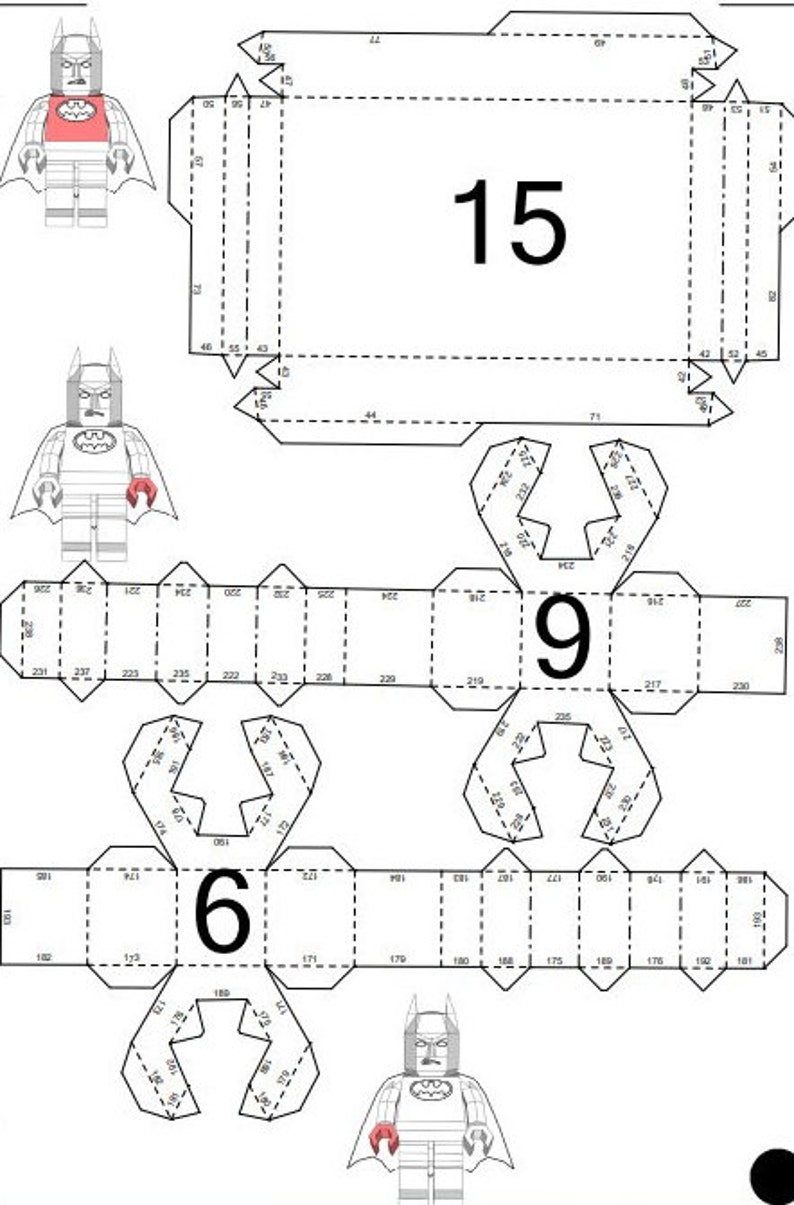 Papercraft Superhero, Comic Character, 3D Papercraft Doll, PDF - Etsy