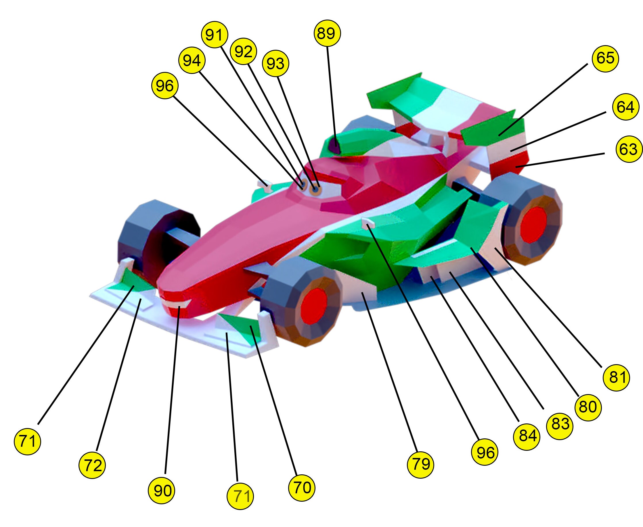 Francesco bernoulli Papercraft modelo 3d lowpolypapercarft - Etsy México
