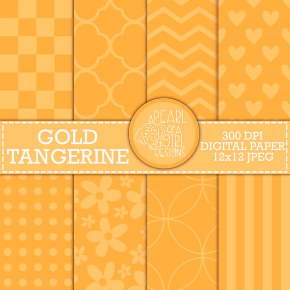 Tangerine Paper Backgrounds