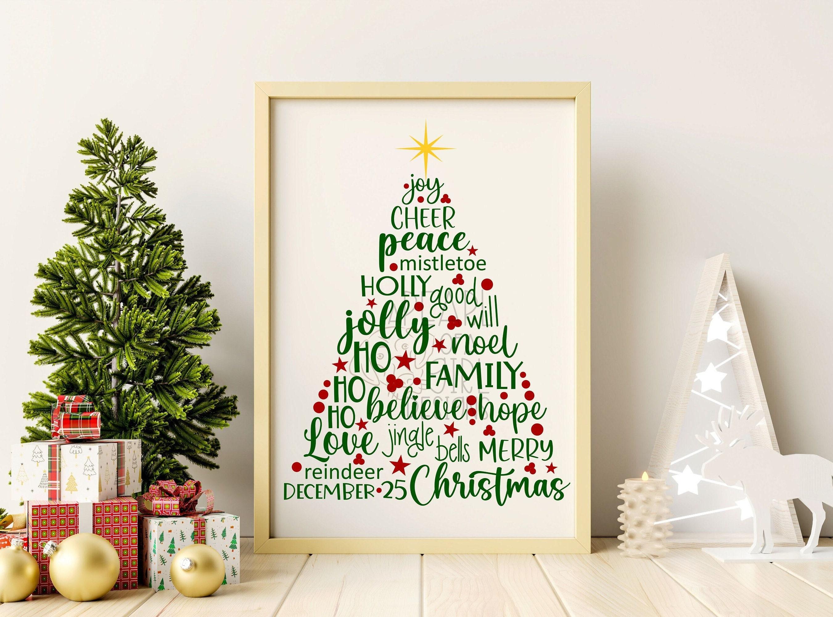 Christmas Tree SVG, Christmas Sign SVG, Merry Christmas SVG, Christmas ...