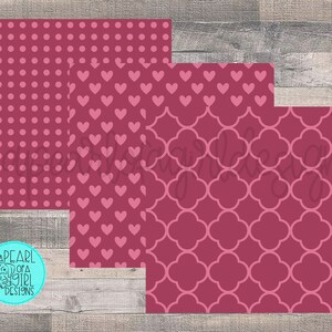 Pink Rose Digital Paper, Seamless Pattern, Fabric Print, Background ...