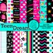 Flamingo Digital Paper, Flamingo Background, Tropical Pattern, Flamingo ...