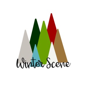 Winter Scene, Procreate Palette, Color Swatches, Digital Color Palette ...