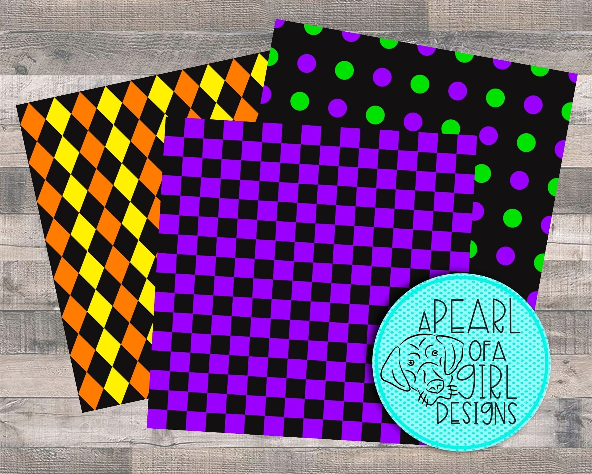 Halloween Patterns Digital Paper Pack Printable Paper - Etsy