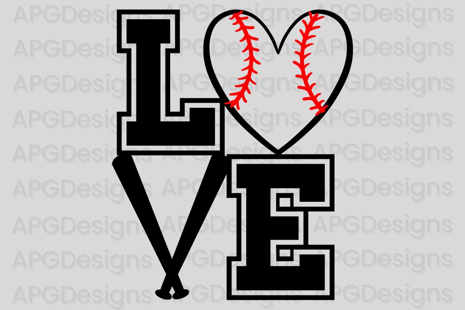 Love Baseball Svg Baseball Svg Softball Svg Baseball Mom Etsy