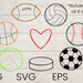 Sports SVG Bundle, Sports Balls SVG, Balls Svg, Svg Bundle, Sports Svg ...
