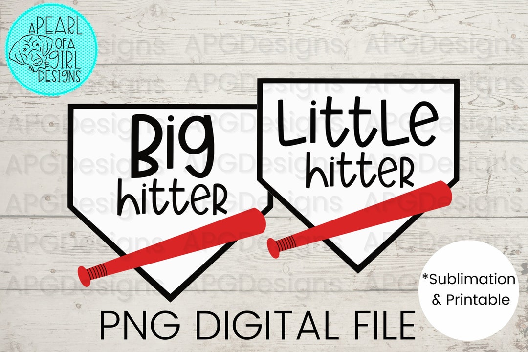 Big Hitter PNG, Little Hitter PNG, Baseball PNG, Softball Png, Sports ...