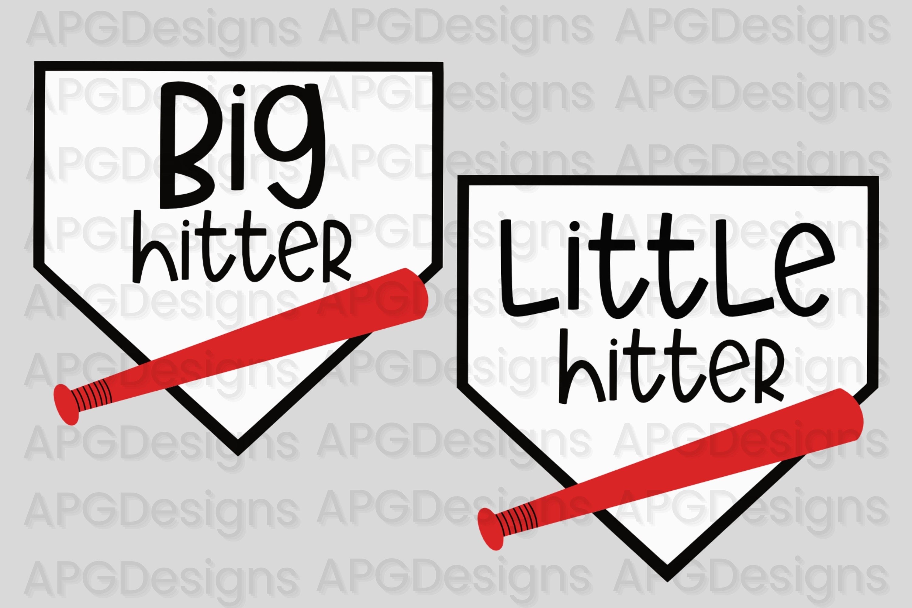 Big Hitter PNG, Little Hitter PNG, Baseball PNG, Softball Png, Sports ...