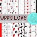 Puppy Love Digital Paper Pack, Printable Paper, Dog Digital Paper, Dog ...
