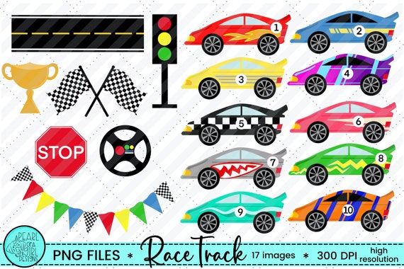 Dirt Track Stock Car Clip Art