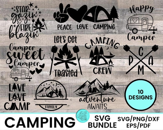 Camping SVG Bundle Camping Svg Camping PNG Camper SVG - Etsy