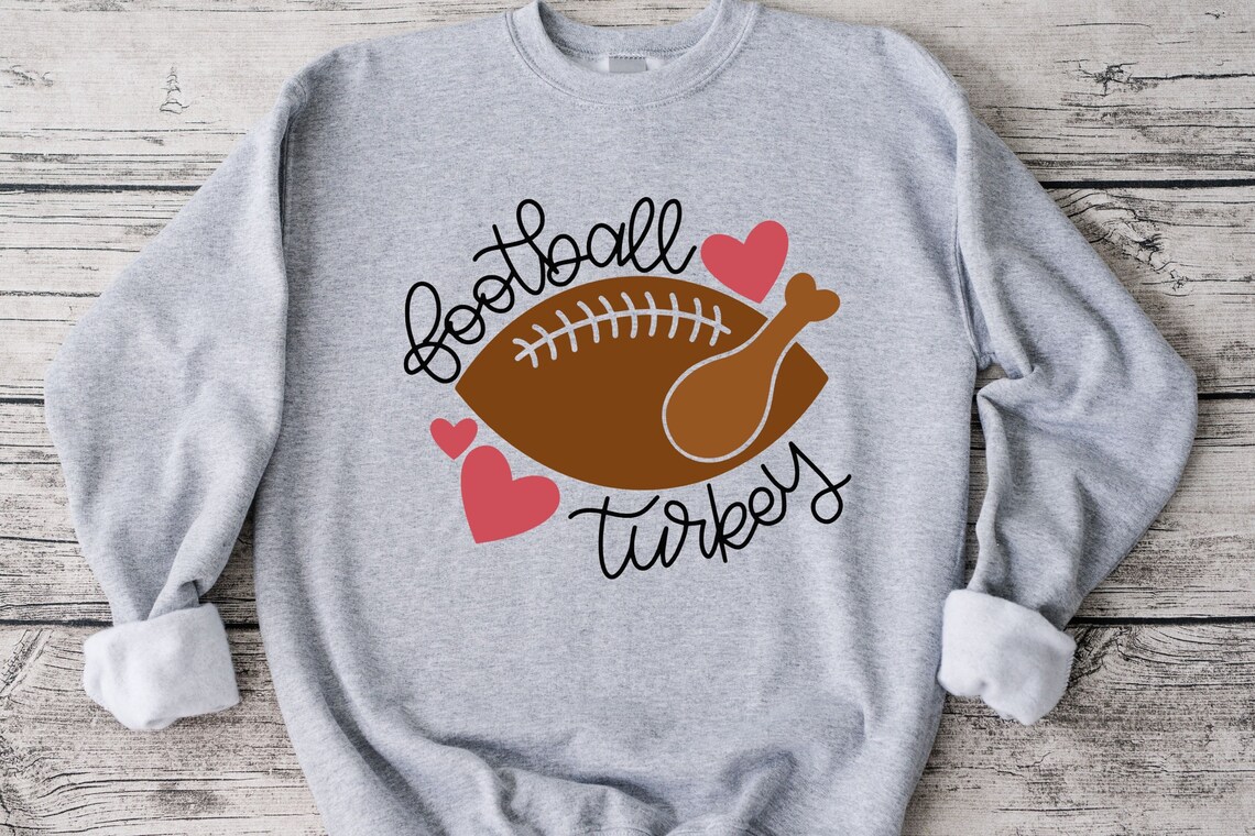 Turkey & Football SVG, Thanksgiving SVG, Football Svg, Png, Eps, Dxf ...