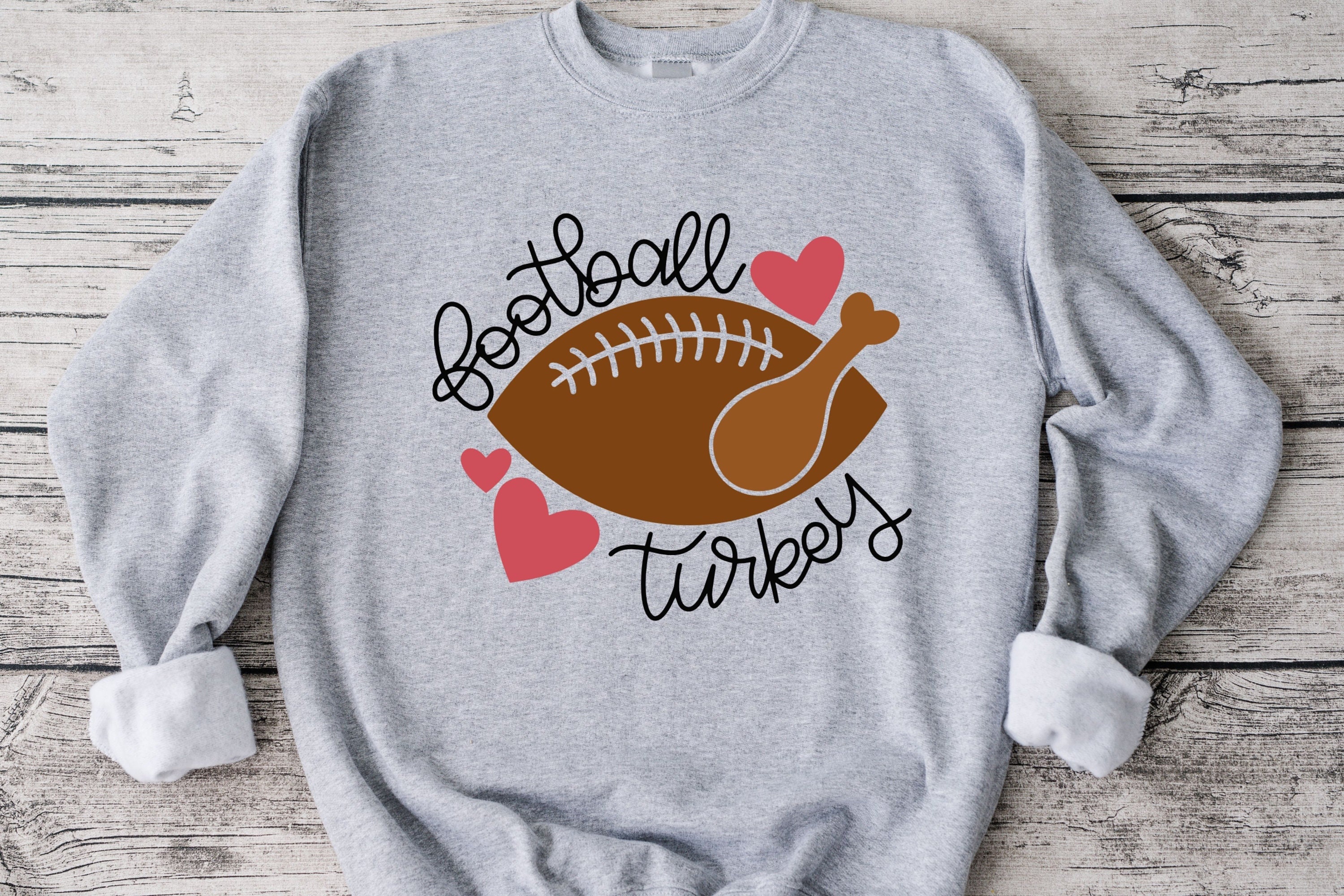 Turkey & Football SVG, Thanksgiving SVG, Football Svg, Png, Eps, Dxf ...