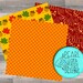 Hello Fall Digital Paper Pack, Printable Paper, Autumn Colors ...