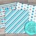 Birthday Boy Digital Paper Pack, Birthday Paper, Scrapbook, Happy ...
