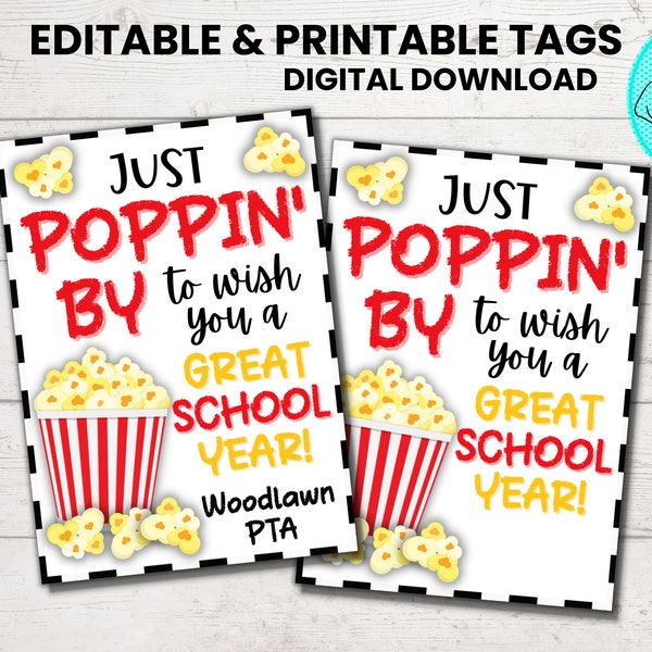 Teacher Appreciation Popcorn - Etsy