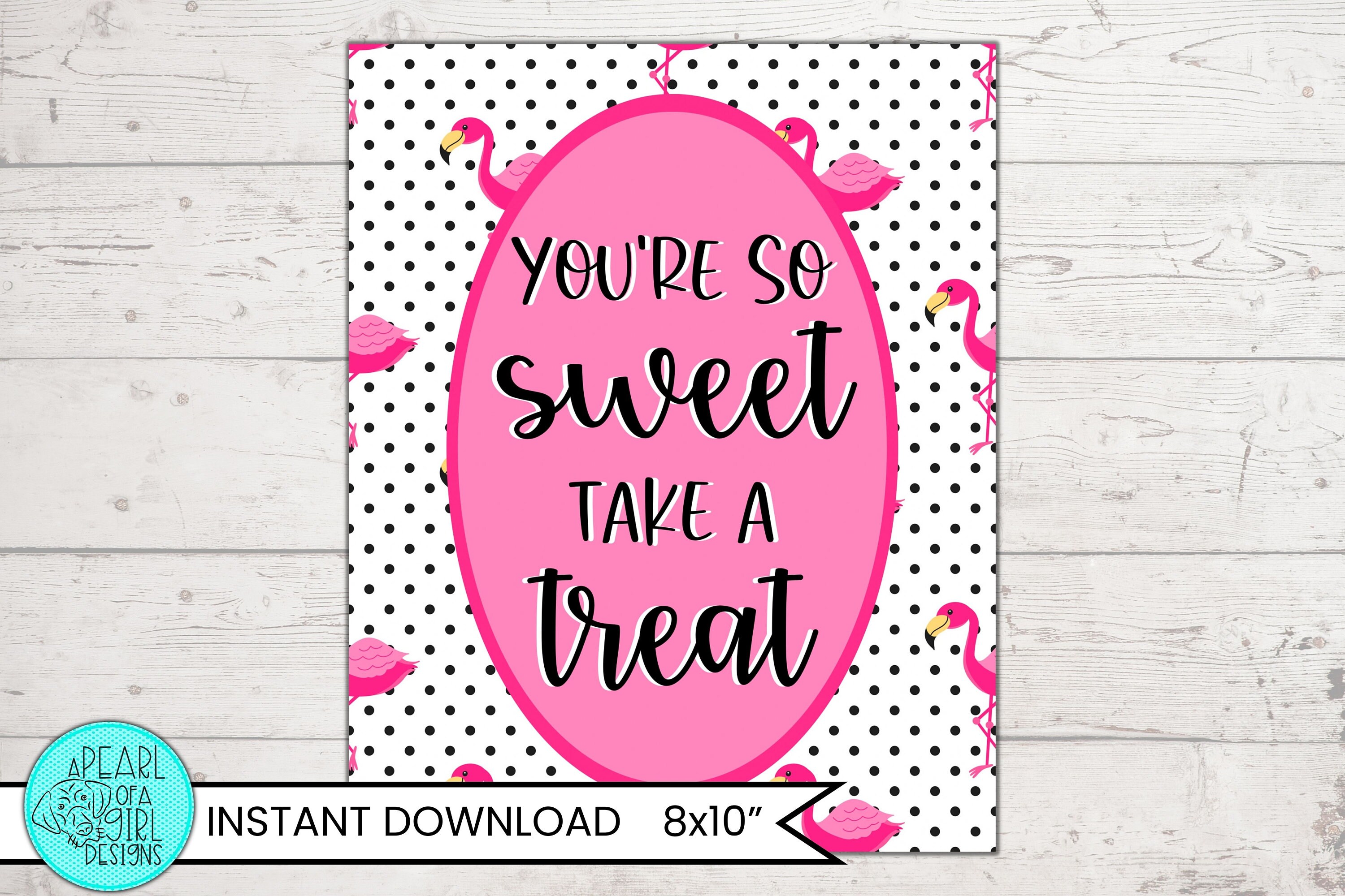 Flamingo Party Signs, Flamingo Birthday Party Decoration, Flamingo ...